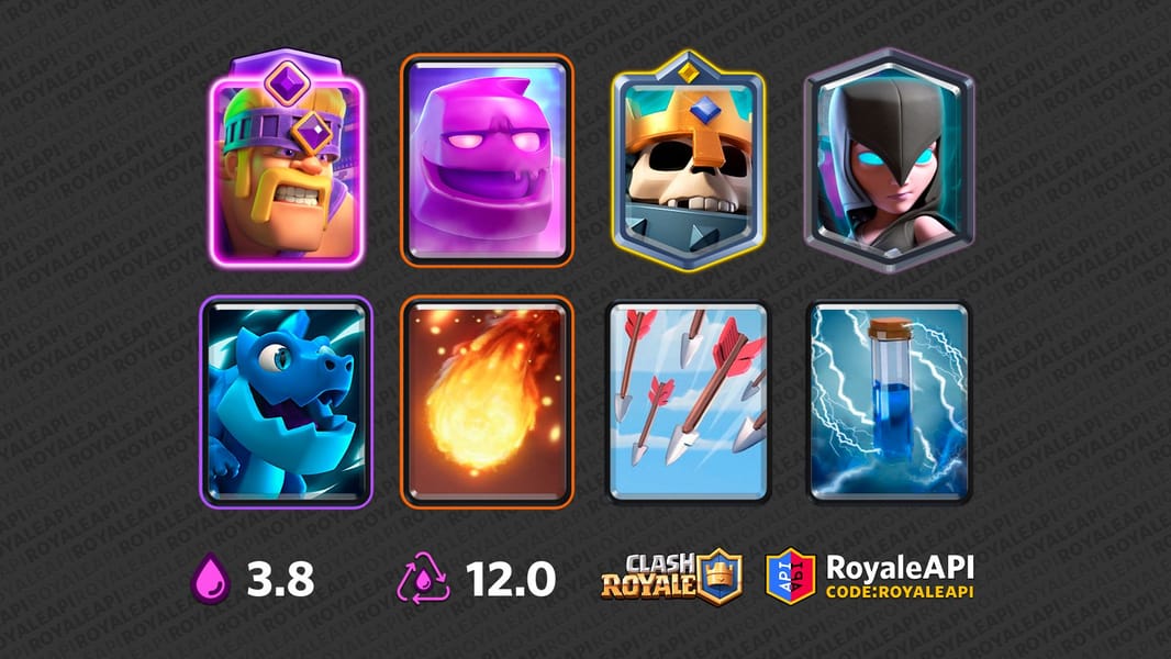 EGolem SK EDrag NW - Arrows, Barbarians, Electro Dragon, Elixir Golem ...