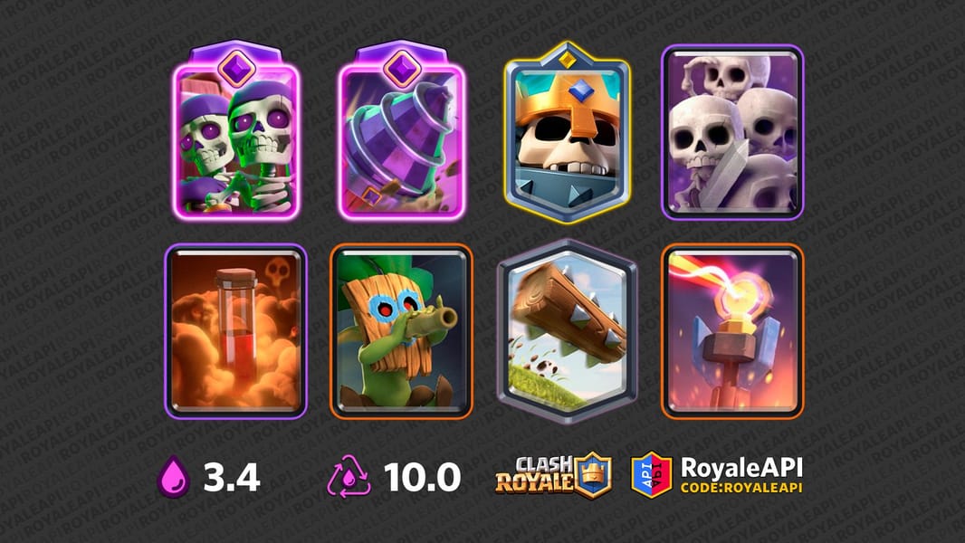 Sk Control Dart Goblin Goblin Drill Inferno Tower Poison Skeleton