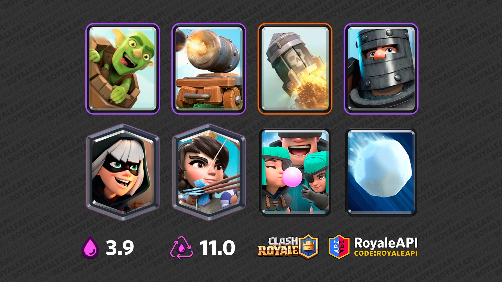 DP Bandit Cart Log Bait - Bandit, Cannon Cart, Dark Prince, Giant ...