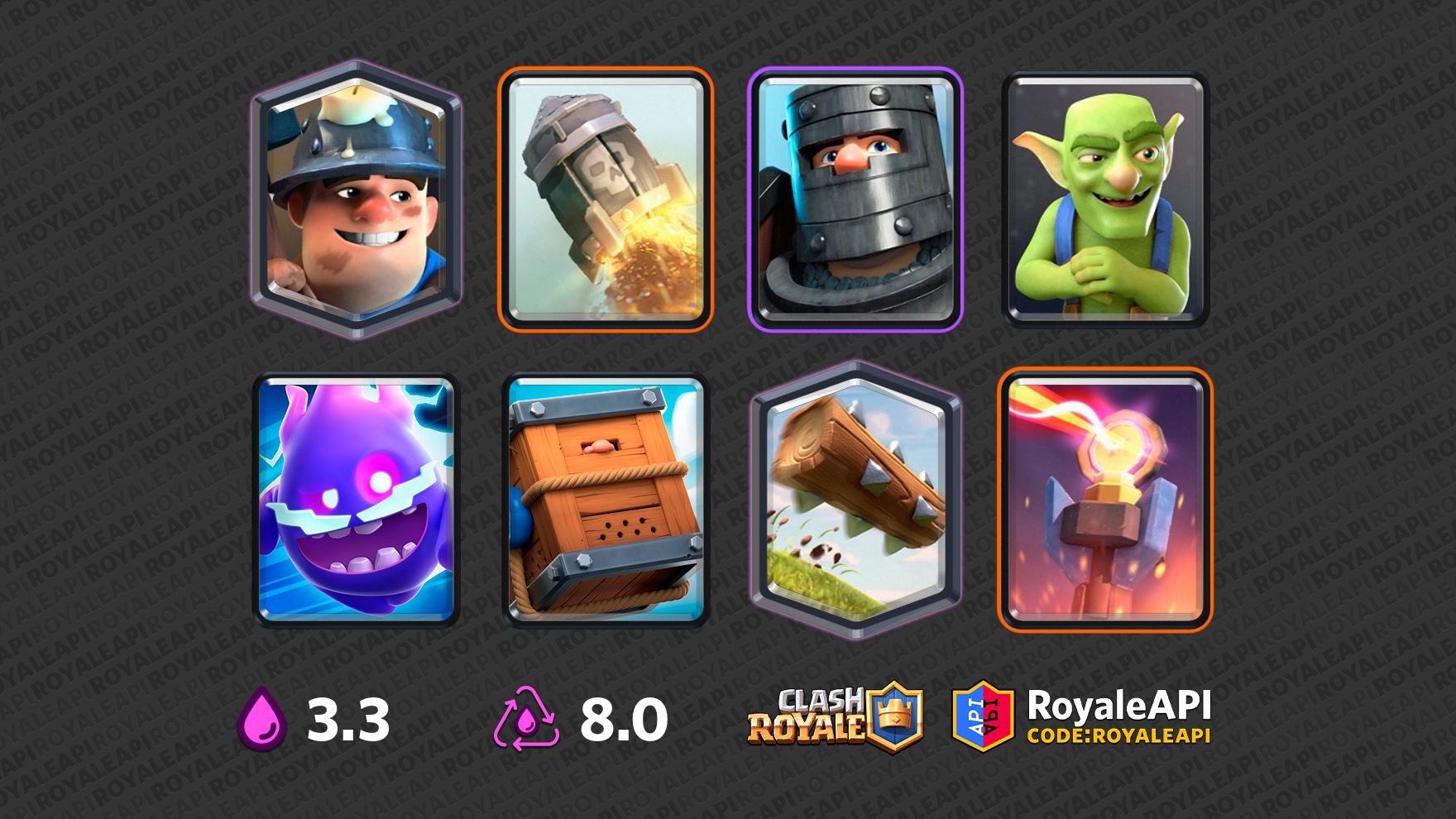 DP Miner Control - Dark Prince, Electro Spirit, Goblins, Inferno Tower ...