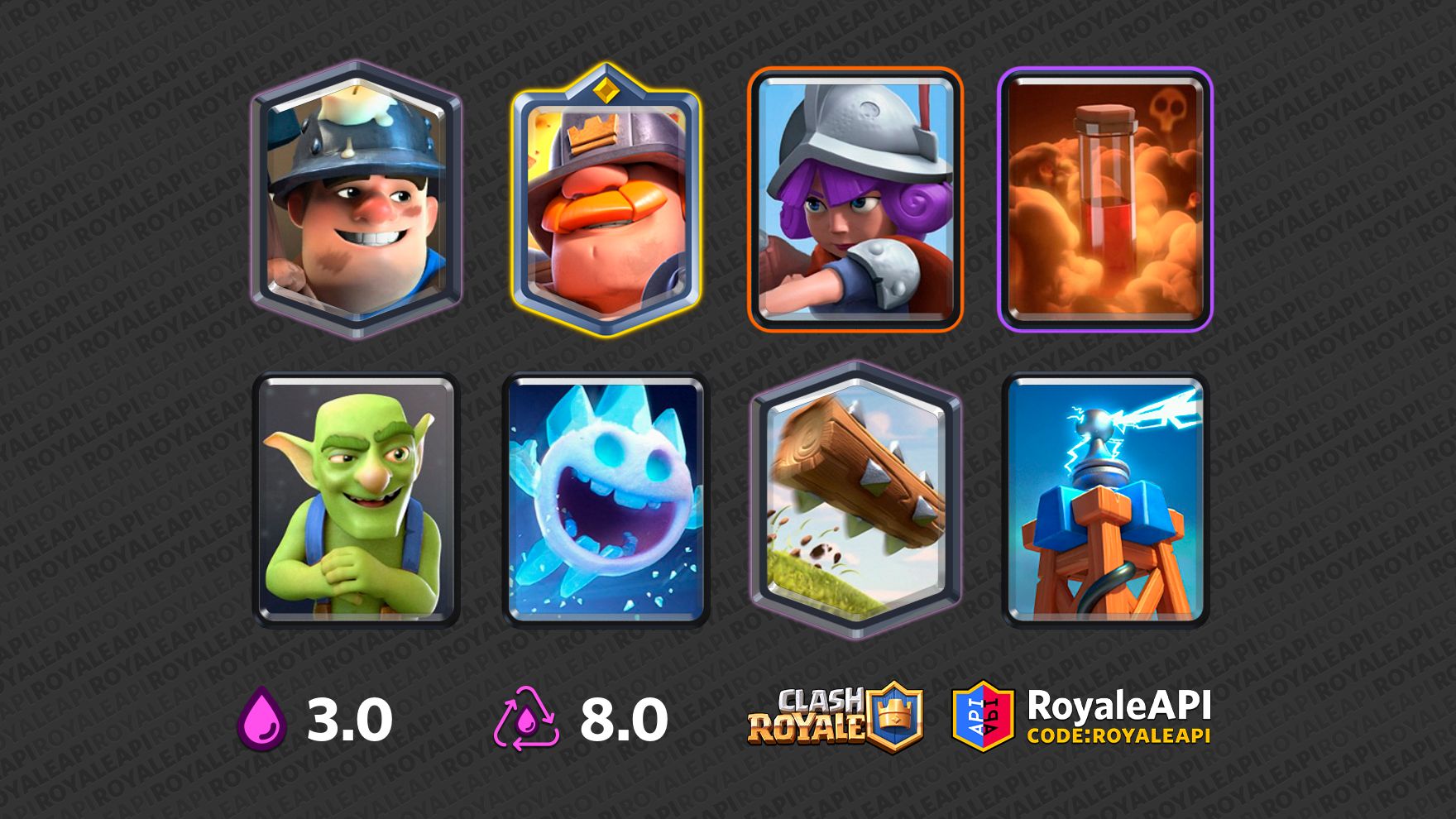 MM Miner Poison 3.0 Cycle - Goblins, Ice Spirit, Mighty Miner, Miner ... MM Miner Poison 3.0 Cycle - Goblins, Ice Spirit, Mighty Miner, Miner ...